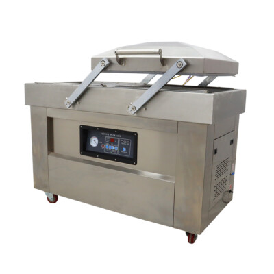 2HP Powered Vacuum Packaging Sealing Machine Double Chamber Bar Sealer ...