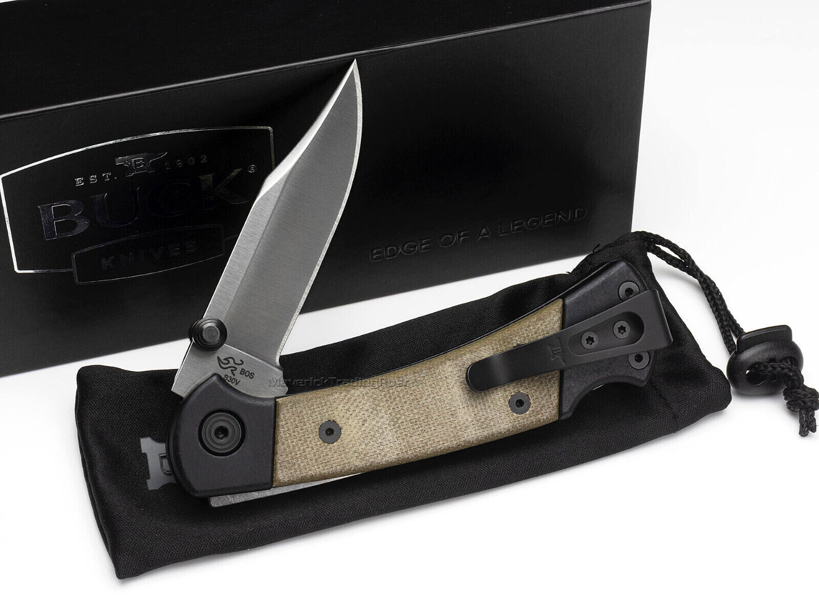 Buck Knives 112GRS5 Pocketknife - Black for sale online | eBay