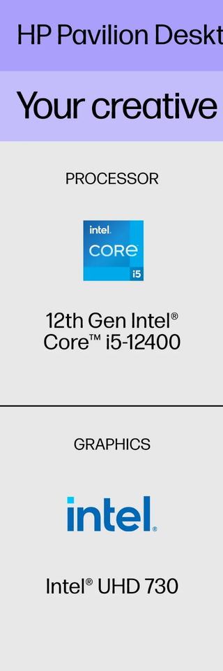 New HP Pavilion Computer Intel 12th Gen i5-12400 4.40GHz 32GB RAM 1TB ...