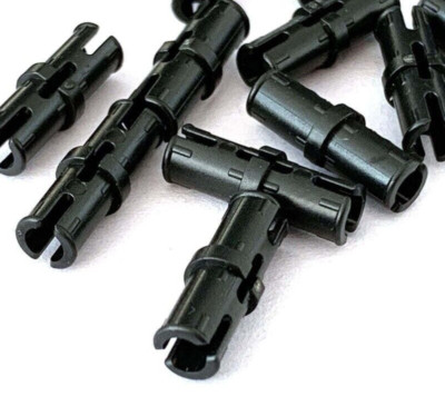 LEGO Black Technic Pin with Short Friction Ridges Part # 2780 or 61332 ...