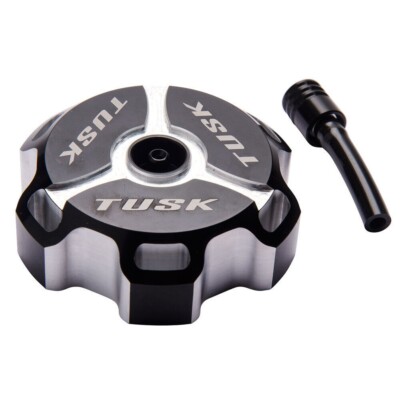 Tusk Billet Aluminum Gas Cap Black | Fits Honda Kawasaki Suzuki Yamaha ...