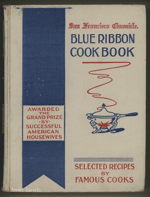 Vintage BLUE RIBBON COOKBOOK San Francisco Chronicle American Family ...