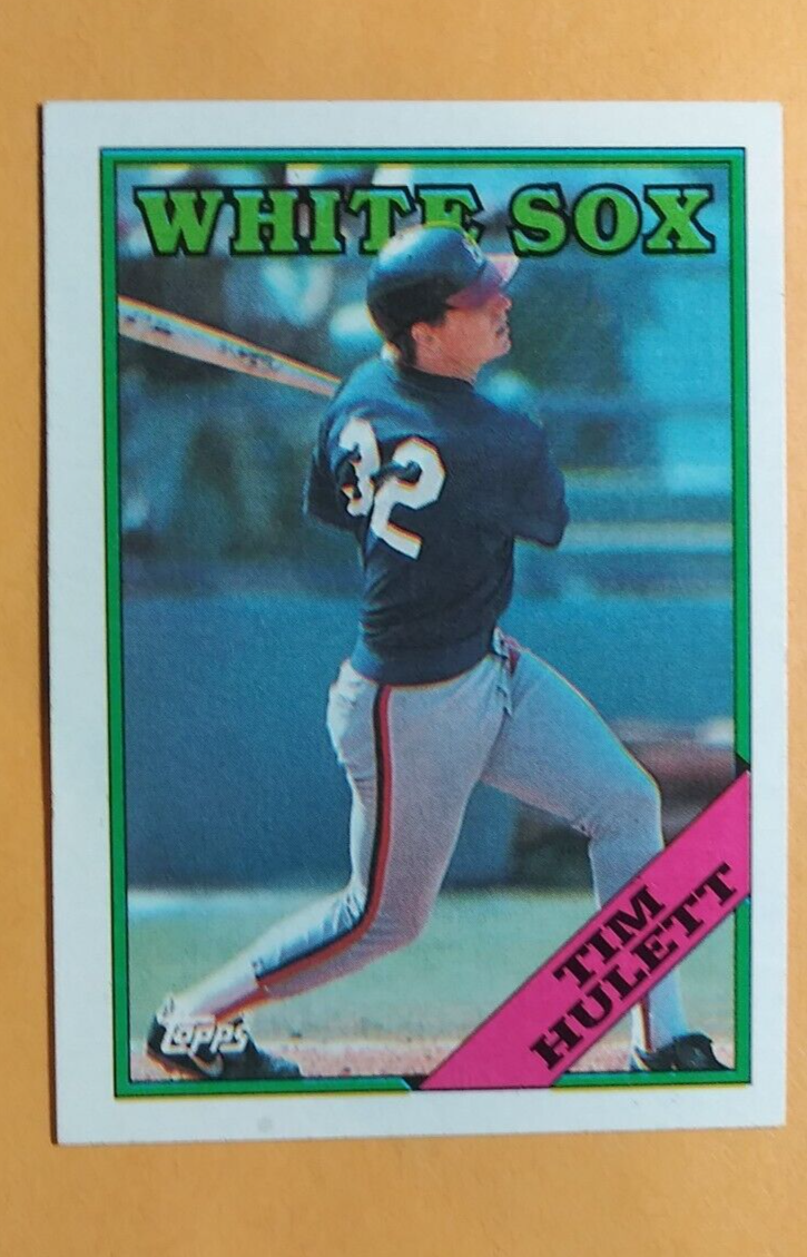 1988 Topps Baseball Card Tim Hulett Chicago White Sox #158 | eBay