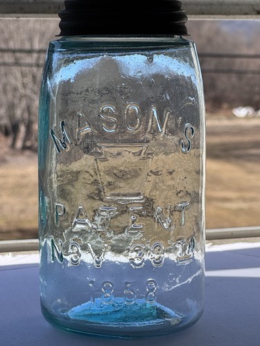 Antique Crude Quart Crisp Mason’s Keystone Patent Fruit Jar | eBay