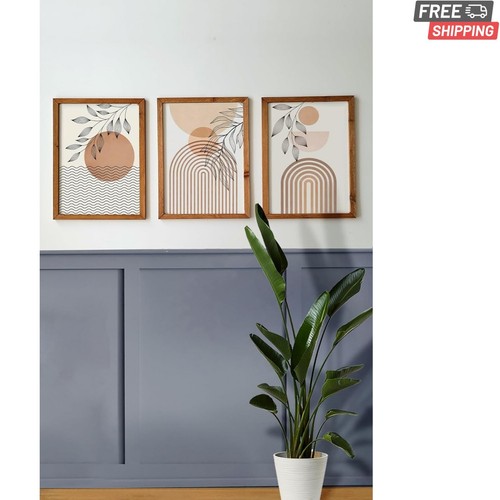 Versatile UV Printed MDF Wall Art Set - Custom Sizes & Frames for Home ...