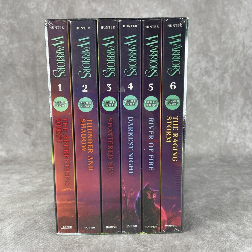Warriors A Vision of Shadows Box Set Volumes 1 to 6 by Erin Hunter ...