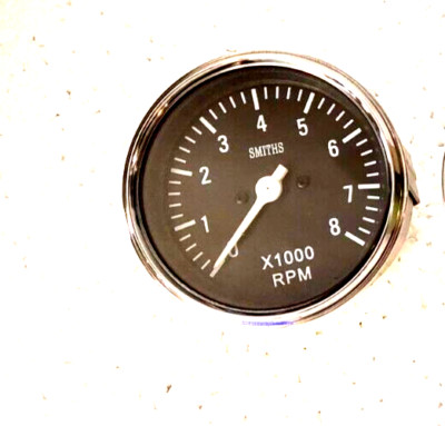Smiths Replica Tachometer 0 8000 RPM Electronics Electric 85MM BC ...