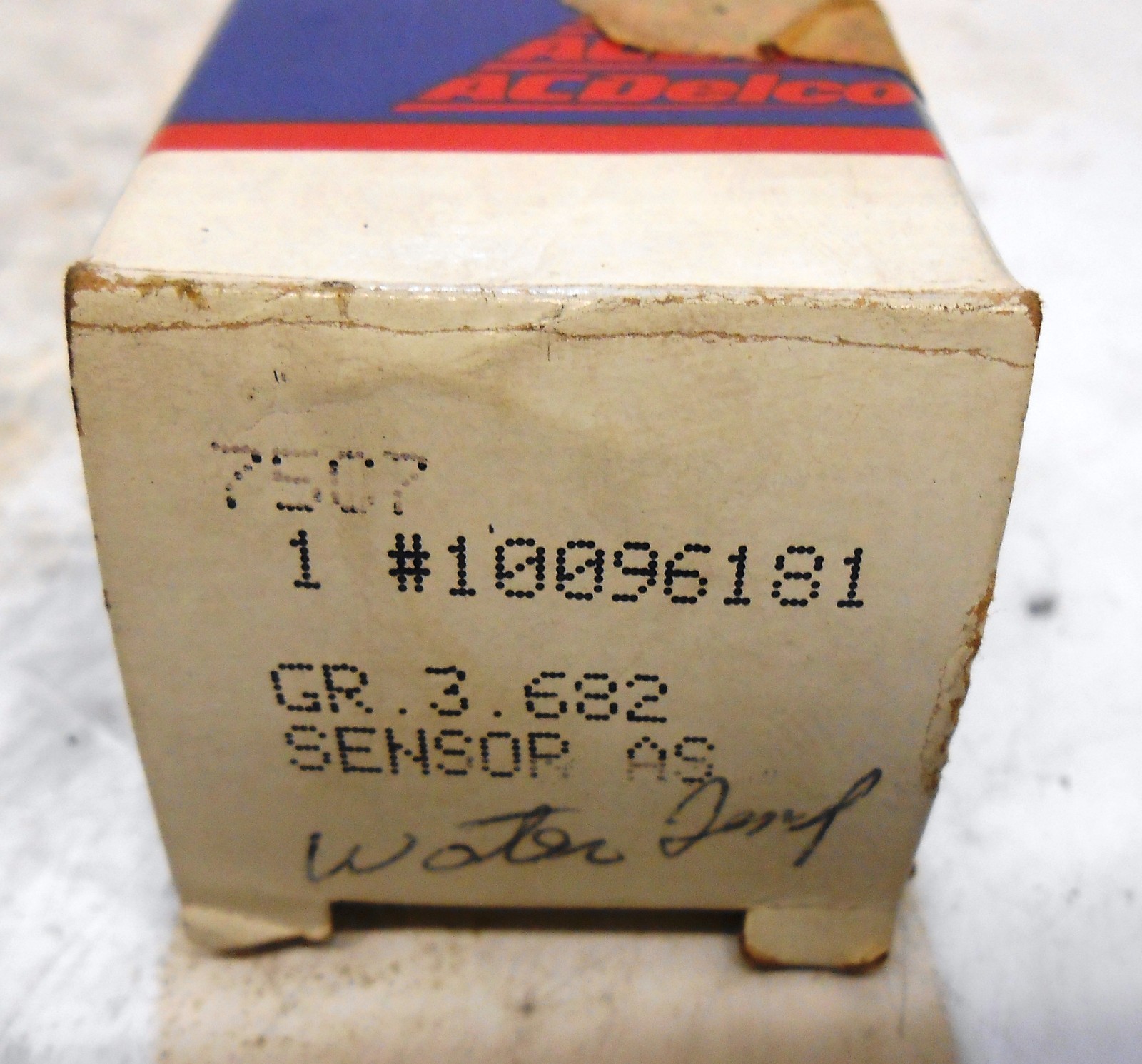 AC DELCO COOLANT TEMP SENSOR, PART NO, 10096181 | eBay