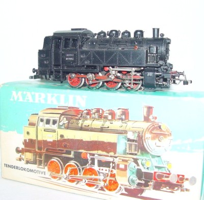 Marklin AC HO 1:87 German DB BR-81 Medium STEAM LOCOMOTIVE #3032 NMIB ...
