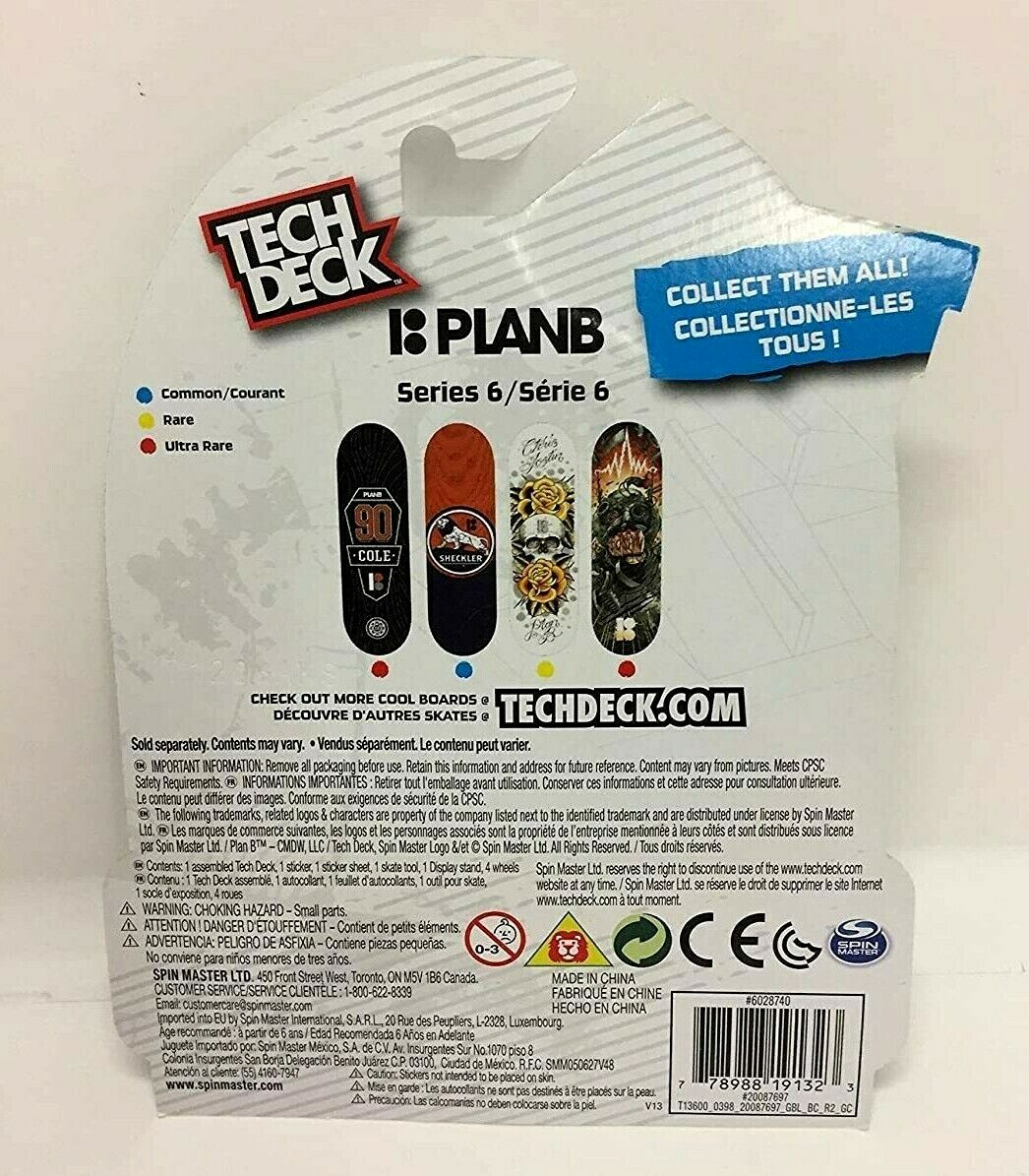 New Tech Deck ULTRA RARE Plan B Chris Joslin Series 6 Skateboards ...