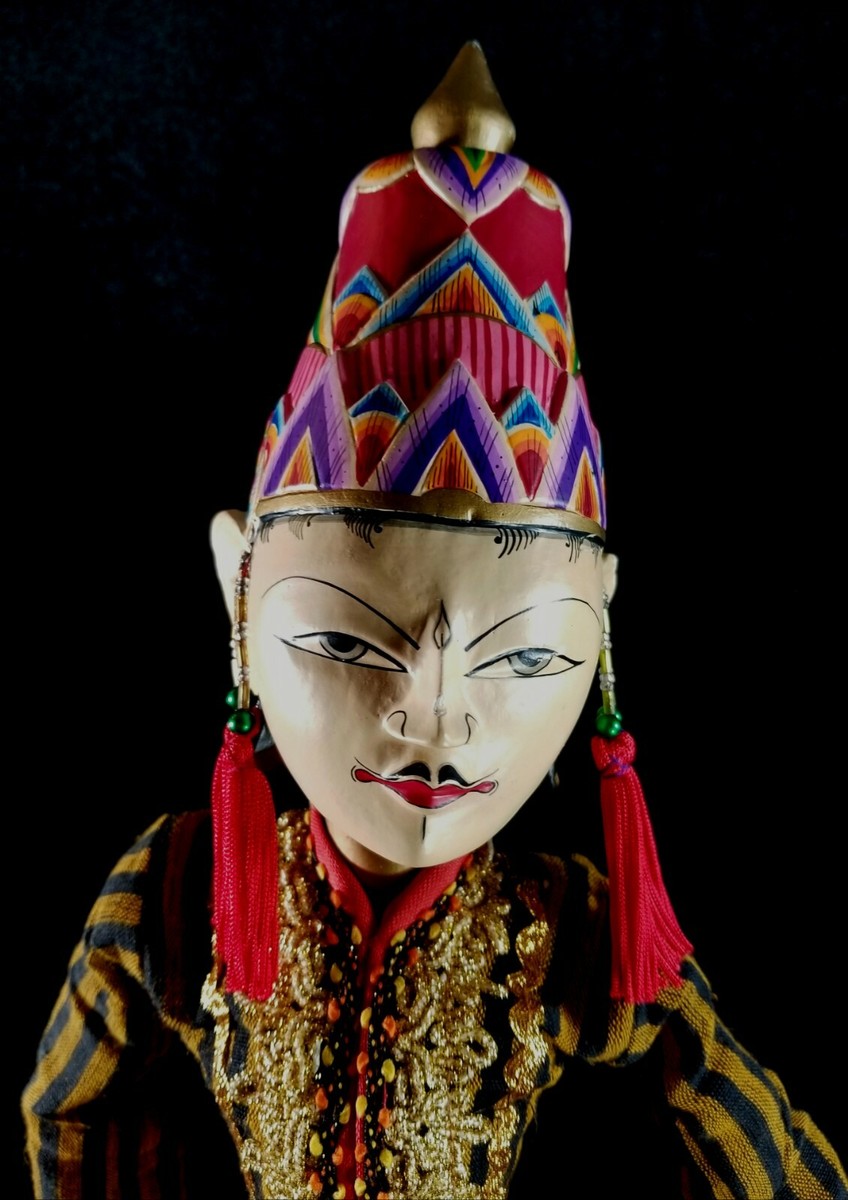 Memes Wayang Golek Vintage Wayang Golek Cepot Indonesian Puppet