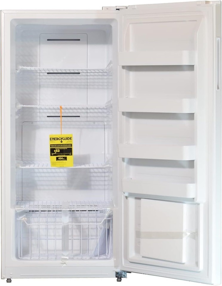 Deep Upright Freezer Food Storage Energy Star Refrigerator 13.8 Cu Ft ...