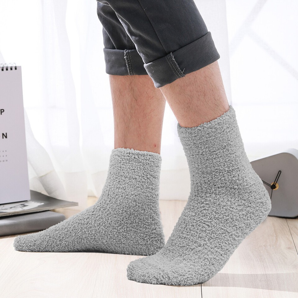 3 Pairs Sleeping Socks Comfortable Winter Socks Warm Stocking for ...