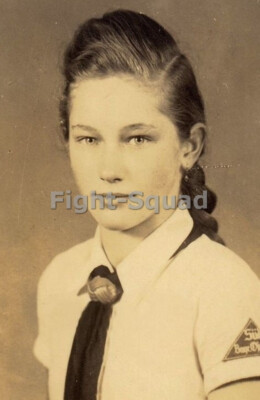 WW2 Picture Photo BDM Young women Bund Deutscher Mädel League German ...