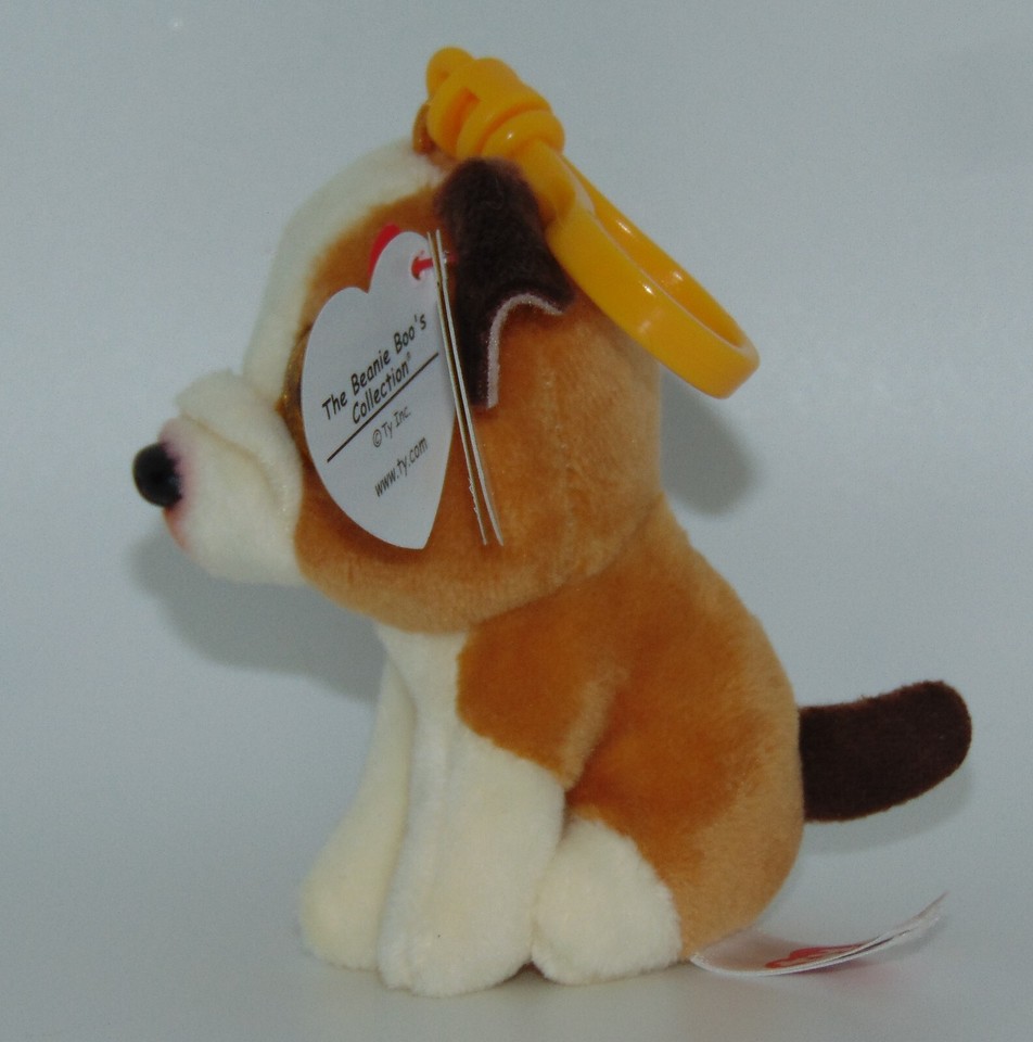 2022 Ty Beanie Boos HUGO the dog Key Clip Size NWT's - IN HAND | eBay