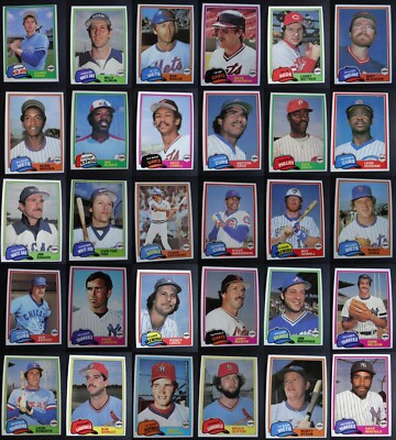 1981 Topps Traded Baseball Cards Complete Your Set You U Pick From List ...