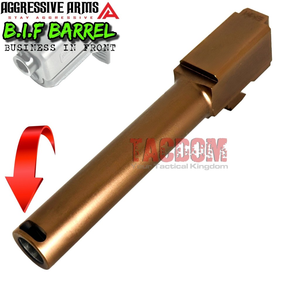 AGGRESSIVE ARMS B.I.F PORTED COMPENSATED Barrel fr GL0CK 19 GEN 1 2 3 4 ...