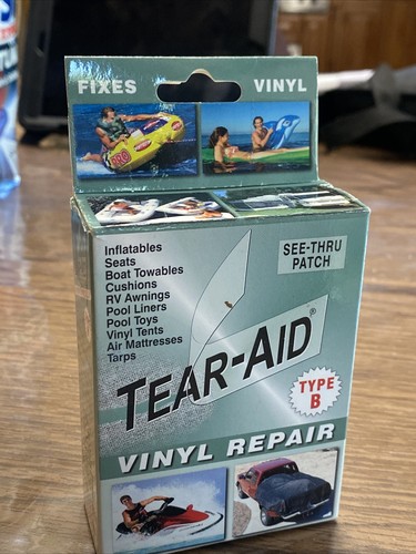 Tear-Aid Patch Type B Clear Vinyl Repair Patch Kit | eBay