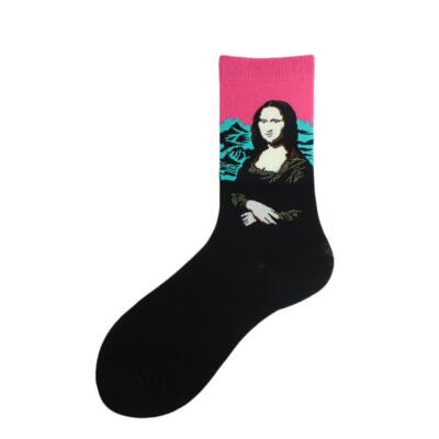 Mona Lisa Socks Leonardo Da Vinci Gift For Him Her Unisex Novelty Socks ...