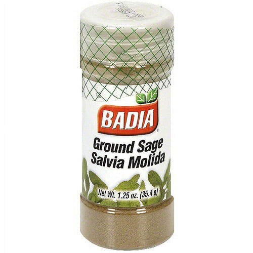 Badia Ground Sage 1.25 Oz (Pack of 8) Herbs Spices & Seasonings Herbs ...