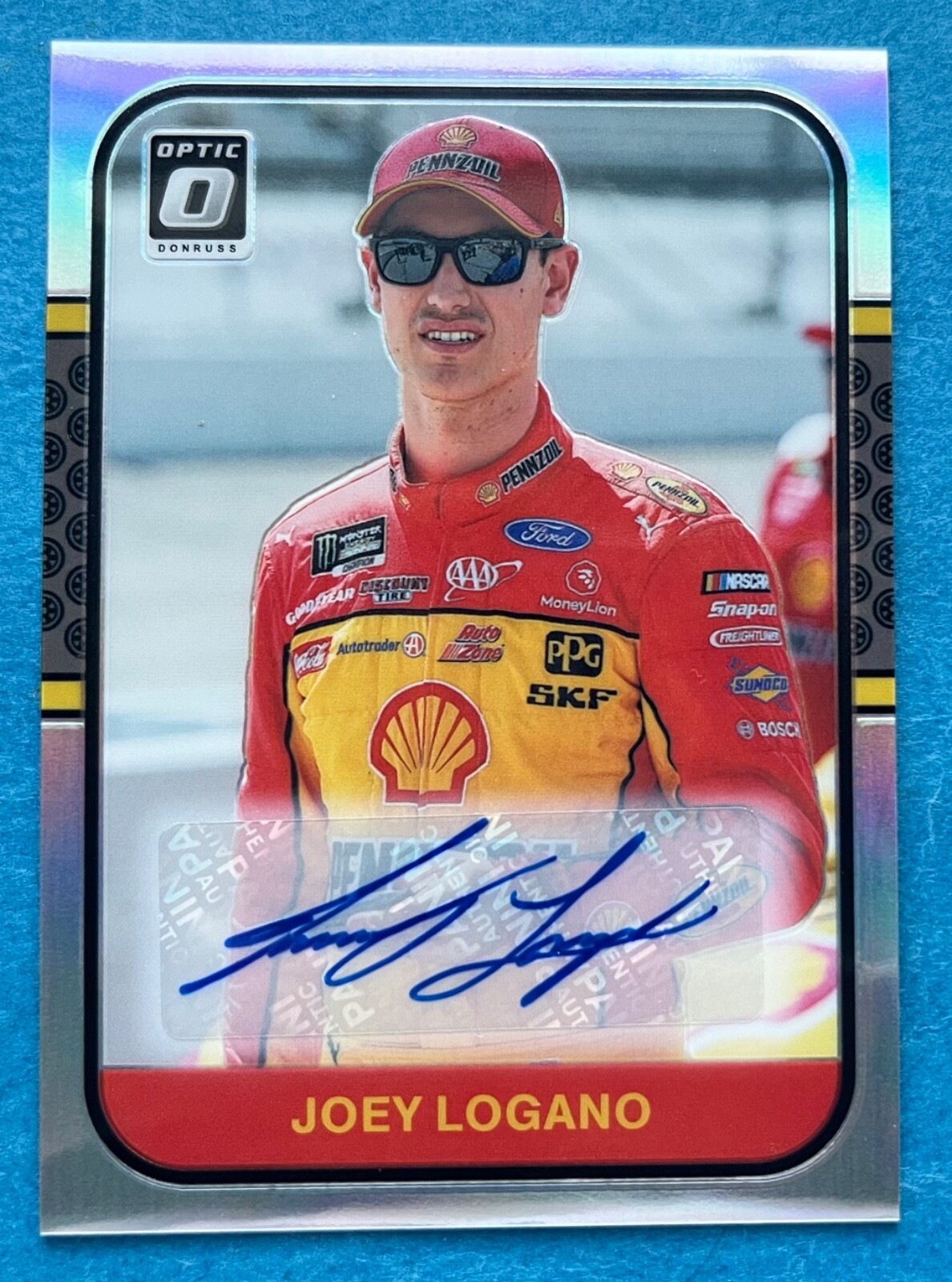 JOEY LOGANO 2020 DONRUSS SIGNATURES HOLO 64/99 MADE | eBay