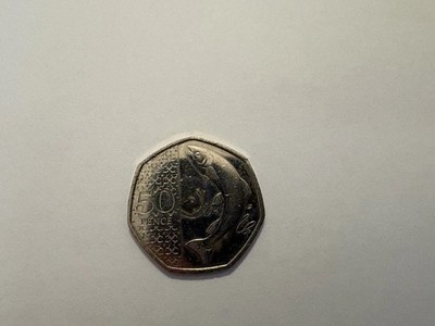King Charles III Atlantic Salmon 50p Non-Privy Mark Circulated | eBay UK