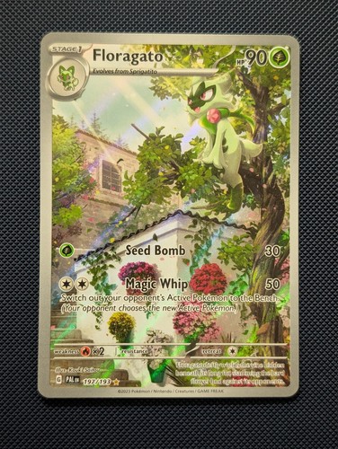 Pokemon Card Floragato - 197/193 - Paldea Evolved - Illustration Rare ...