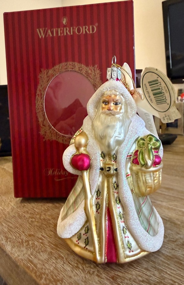 Waterford Holiday Heirlooms Old World Santa Christmas Ornament New in ...