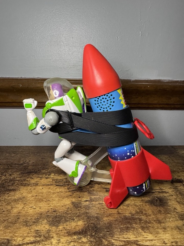 2011 Toy Story Rocket Running Buzz Lightyear Action Pull String - Works ...