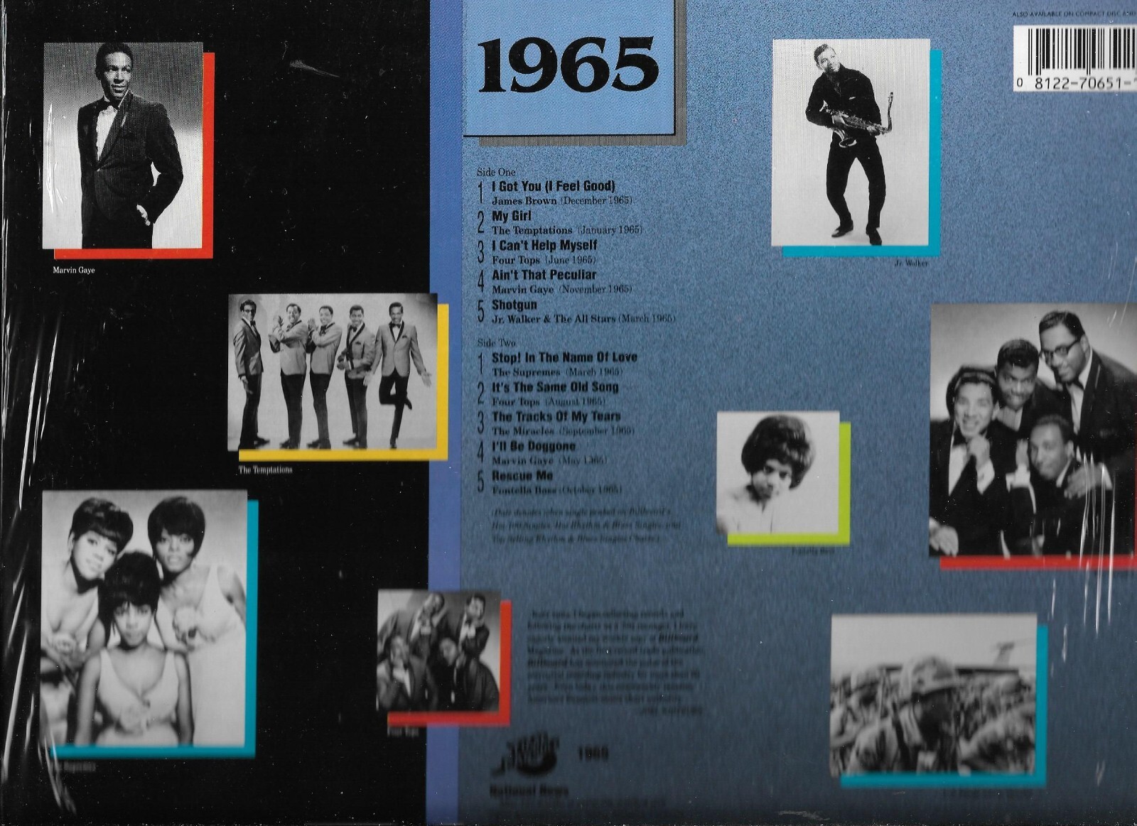 "Billboard Top R&B Hits - 1965" = James Brown / FOUR TOPS / Marvin Gaye ...