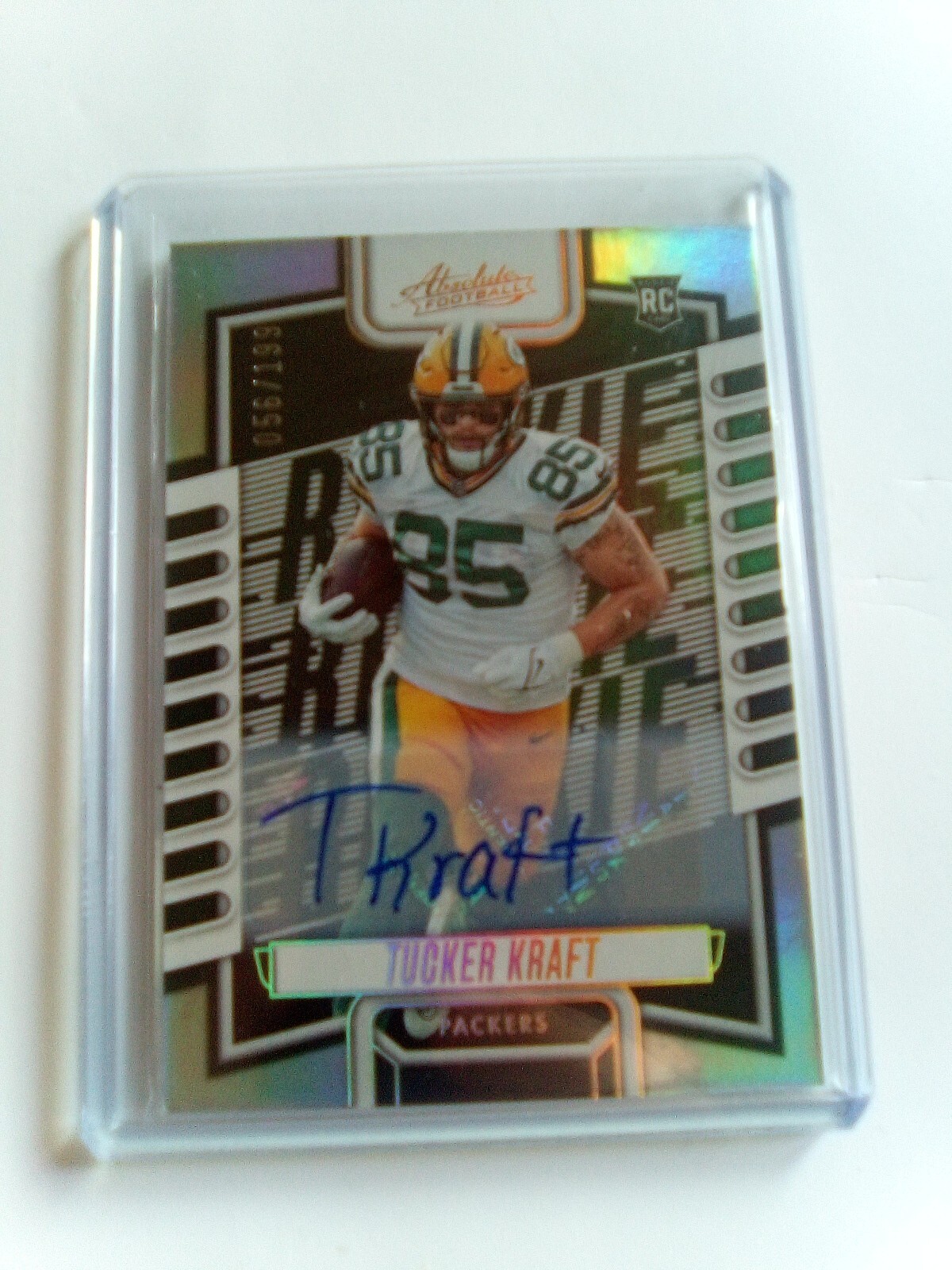 Tucker Kraft 2023 Panini Absolute Football RC Autograph 56/199 | eBay