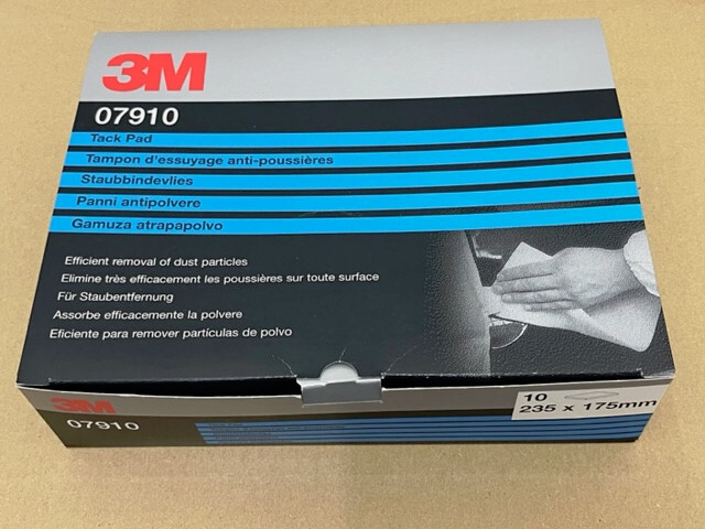 3M 07910 Tack Cloth Pads (pack of Ten) 235mm X 175mm for sale online | eBay