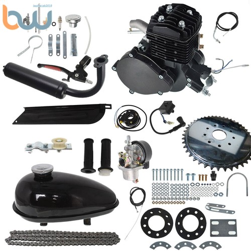 80cc 2 Stroke Petrol Gas Bike Engine Motor Kit Set Motorized Bicycle ...