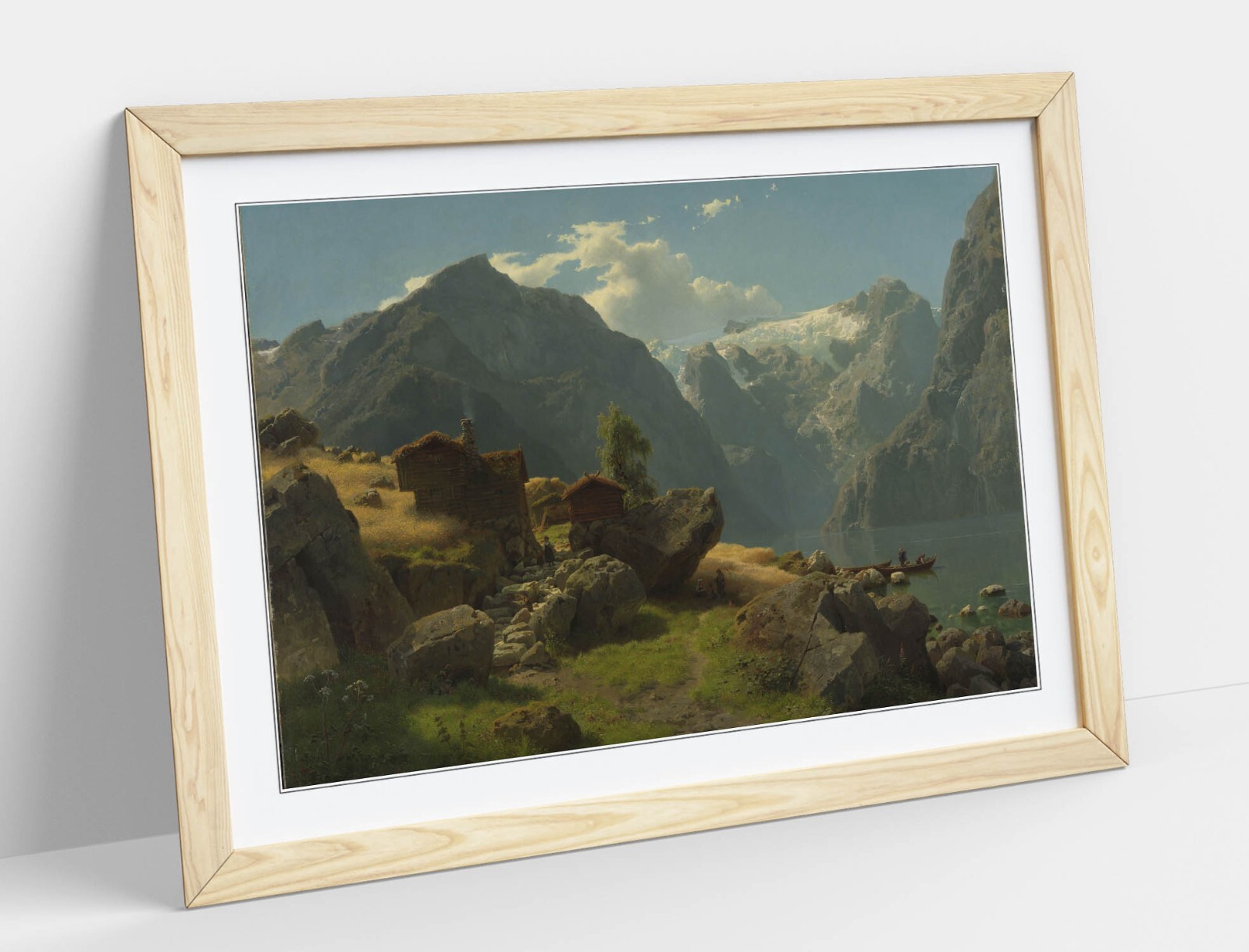 HANS GUDE, BALESTRAND -FRAMED WALL ART POSTER PRINT 4 SIZES | eBay UK