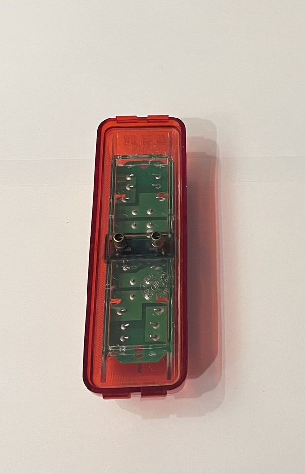Peterson ~ PM M161R ~ Rectangle Red LED Marker Light ~3 Diode ~ 3 3/4 ...