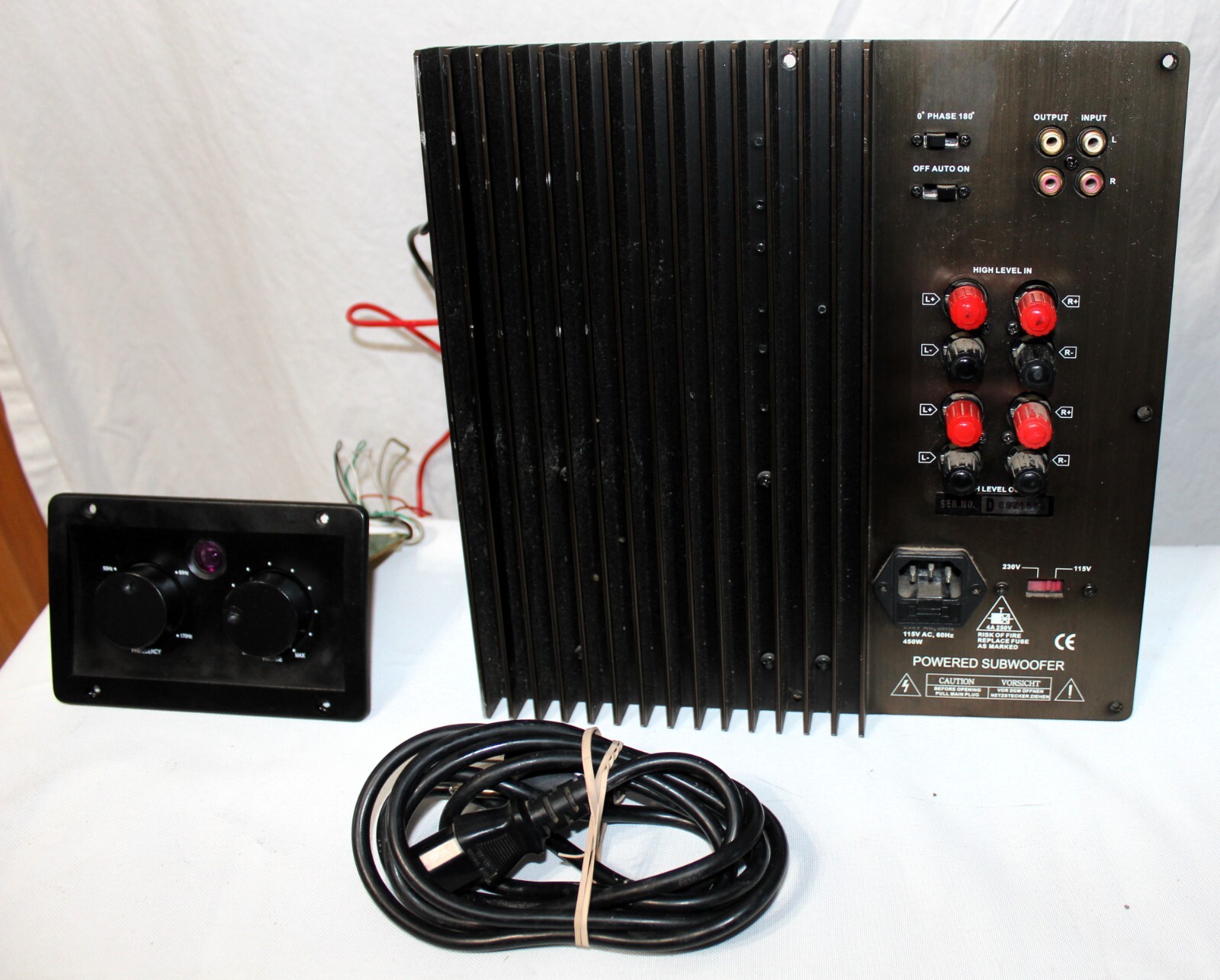 300 watt Phase Linear III ANDROMEDA III Subwoofer Speaker Amplifier ...