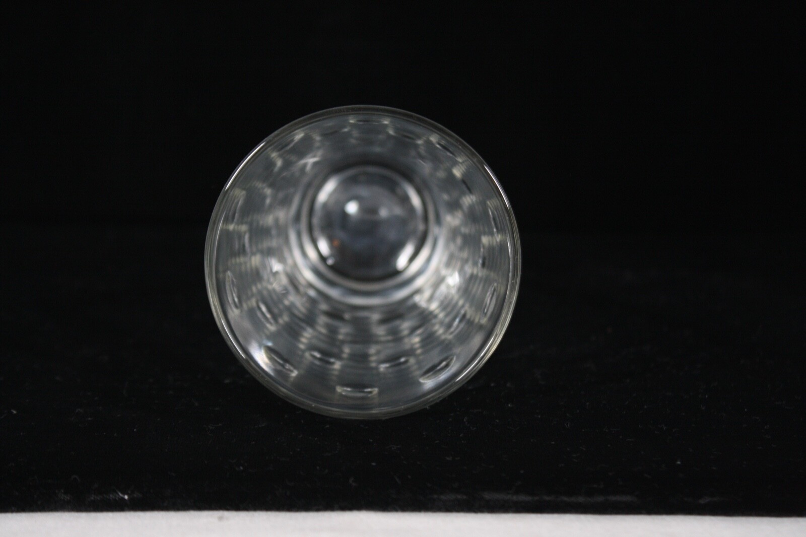 RARE! VINTAGE HAZEL-ATLAS HIGHBALL GLASS DOTS CLEAR PATTERN 8 OZ 5 1/4 ...