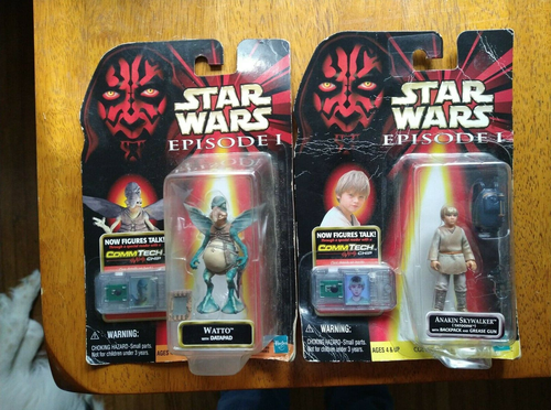 STAR WARS Episode 1 Anakin Skywalker and Watto figurines In Original ...