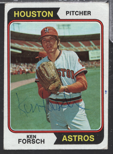 Ken Forsch Astros Autographed 1974 Topps #91 w/COA 110923NPCD197 | eBay