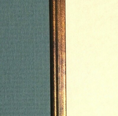 Custom Cut 1/4" (show) Dark Gold Black Mylar Fillet Self-adhesive 4 Mat ...