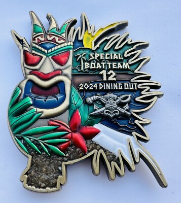 US Navy Special Boat Team 12 Challenge Coin SBT 12 | eBay