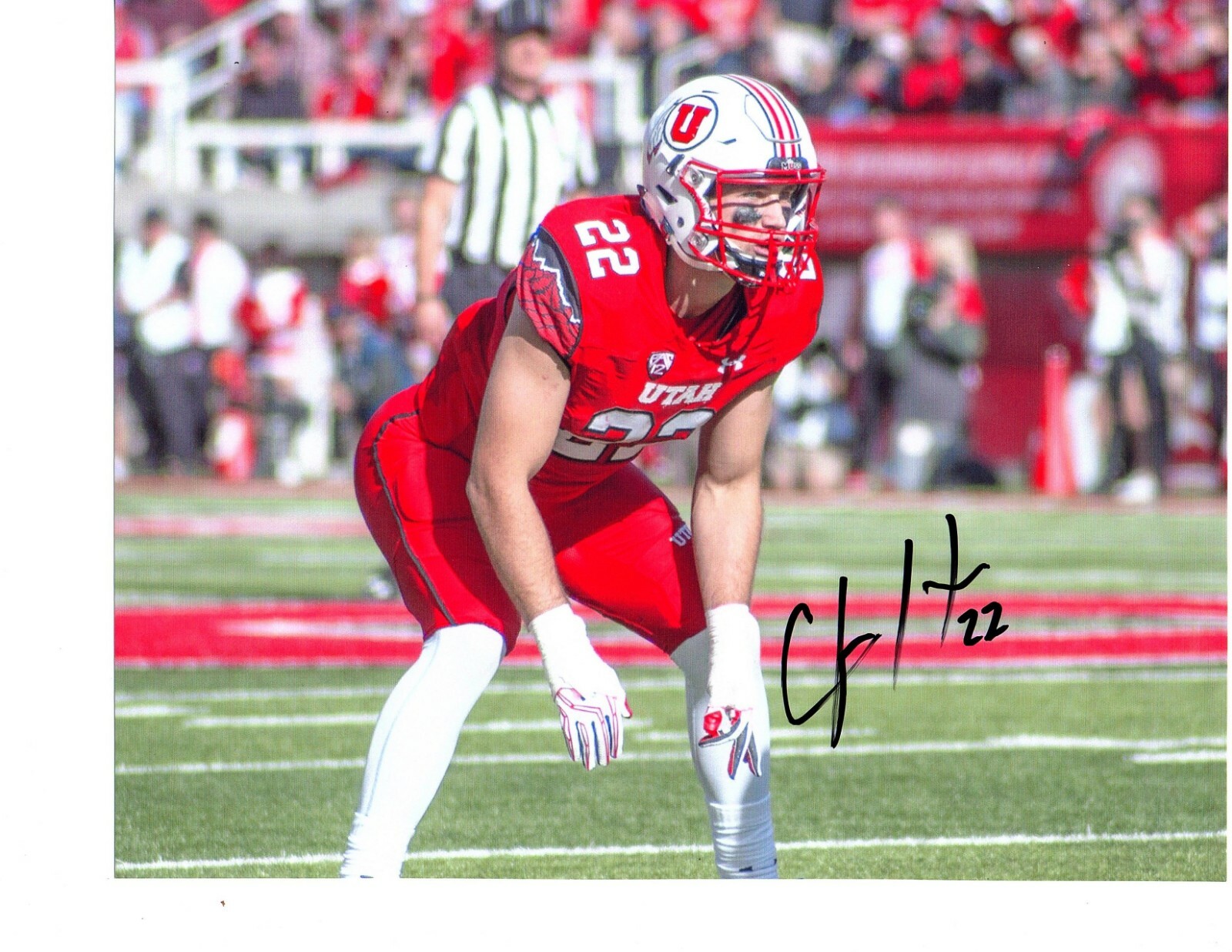 Chase Hansen Utah Utes signed autographed 8x10 football photo 2019 NFL ...