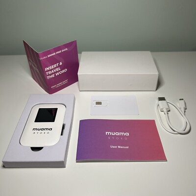 Muama Ryoko 4G-LTE Mobile Broadband Portable Wireless WiFi Router With ...