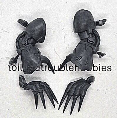 Warhammer 40k Chaos Space Marine Terminator Lightning Claws Accursed ...