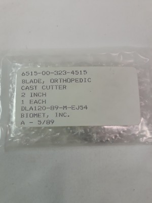 NEW BIOMET Redi Vac Orthopedic Cast Cutter Blade 2" 883225 | eBay