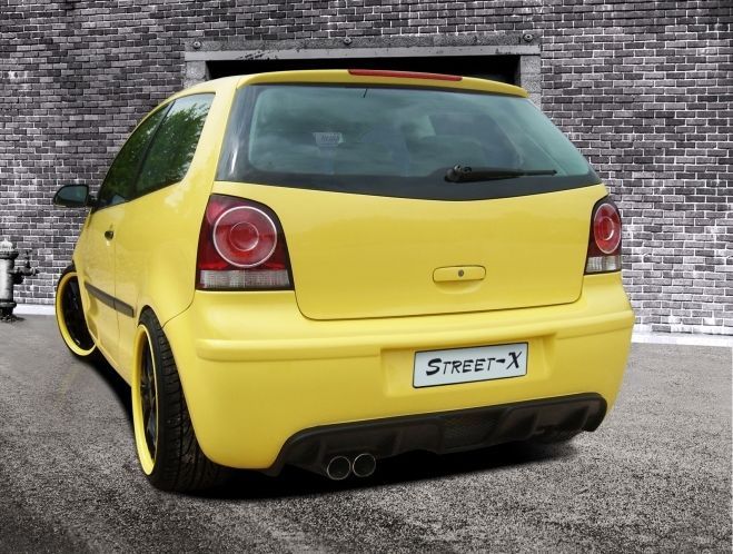Rear Bumper for VW POLO 9N3 2005 - 2009 ABS Plastic "Street-X" | eBay UK