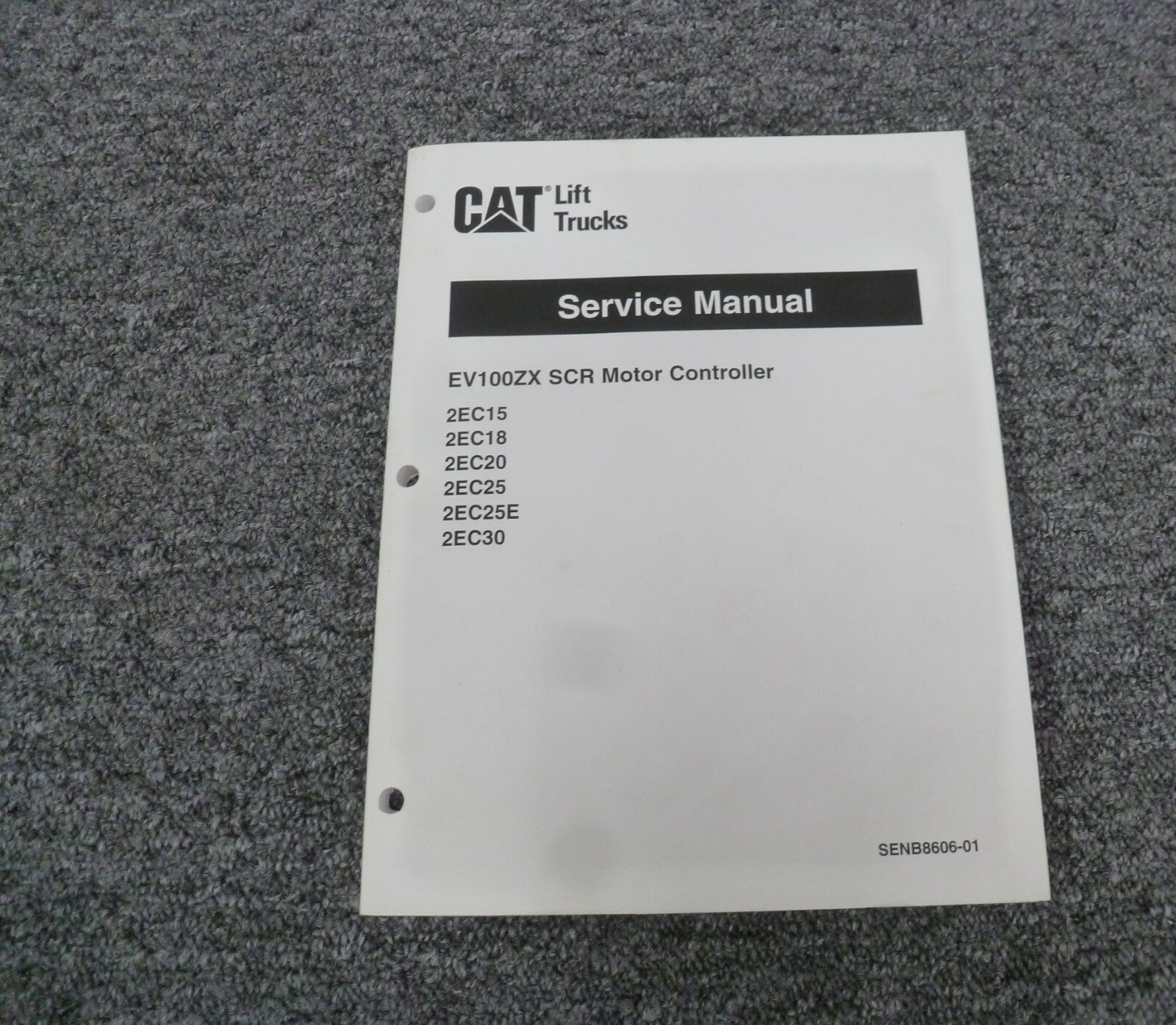 Caterpillar CAT 2EC20 2EC25 EV100ZX SCR Motor Controller Service Repair ...