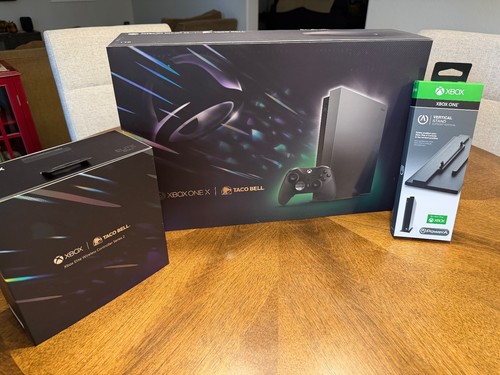 Xbox One X Taco Bell Limited Edition SSD w/Xbox Elite 2 & 6 Games ...