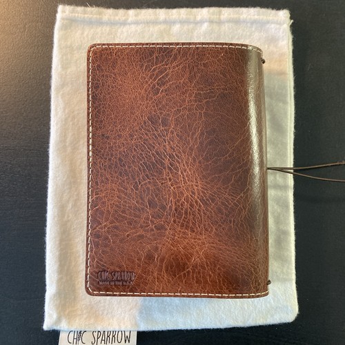 Chic Sparrow Travelers Notebook TN Maverick Golden Brown B6 Deluxe ...