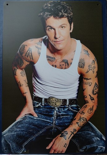 ROLE MODEL Tucker Pillsbury 8X12 Tin Sign Musician Singer Sexy Wall Art ...